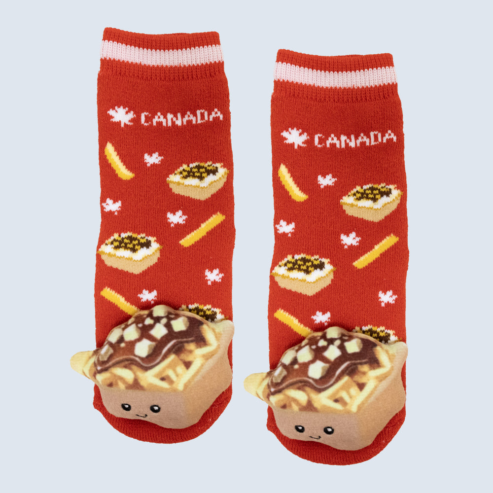 Canada Poutine Moose Socks | Messy Moose Socks – Messy Moose Socks Canada
